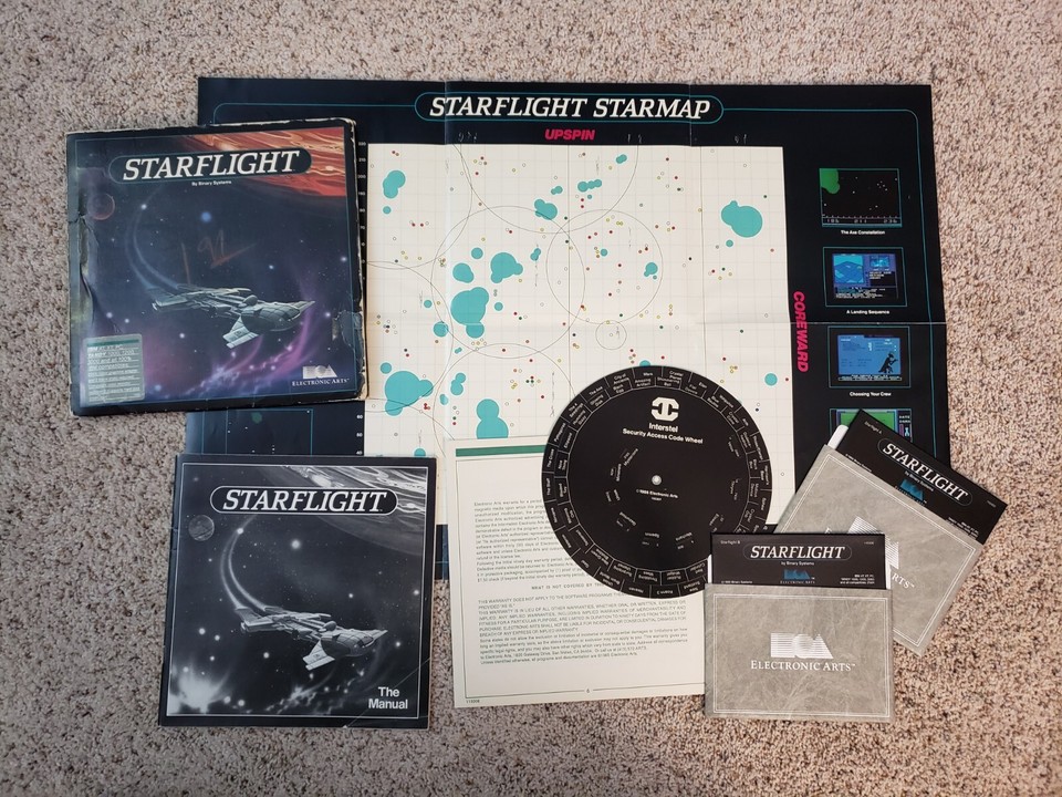 Starflight PC Computer Game by Electronic Arts, 1986, IBM & Tandy, 5.25" disks | eBay