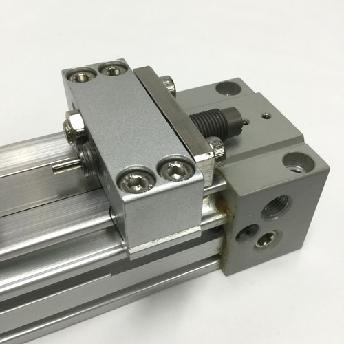 SMC MY1B25-100L Rodless Guided Cylinder Linear Slide 25mm Bore, 100mm ...