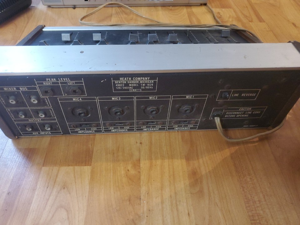 TM-1626 Series Heathkit Stereo Microphone Mixer Selling AS-IS Free ...