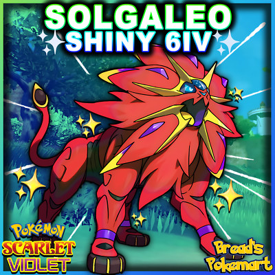 SHINY 6IV SOLGALEO Pokemon SCARLET and VIOLET - Indigo Disk DLC ...