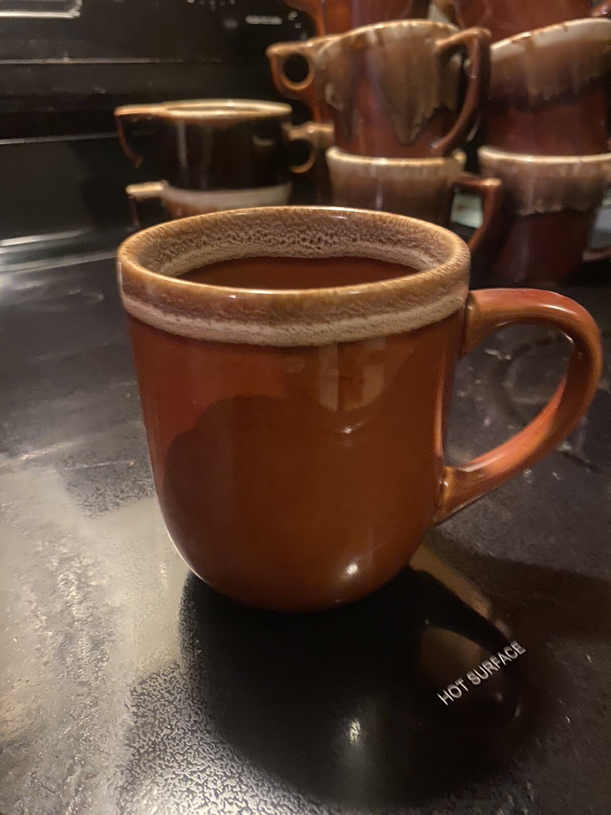 brown drip hull pottery | eBay