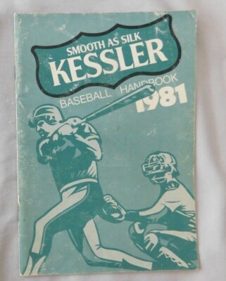 1981 KESSLER Baseball Yearbook Handbook | eBay