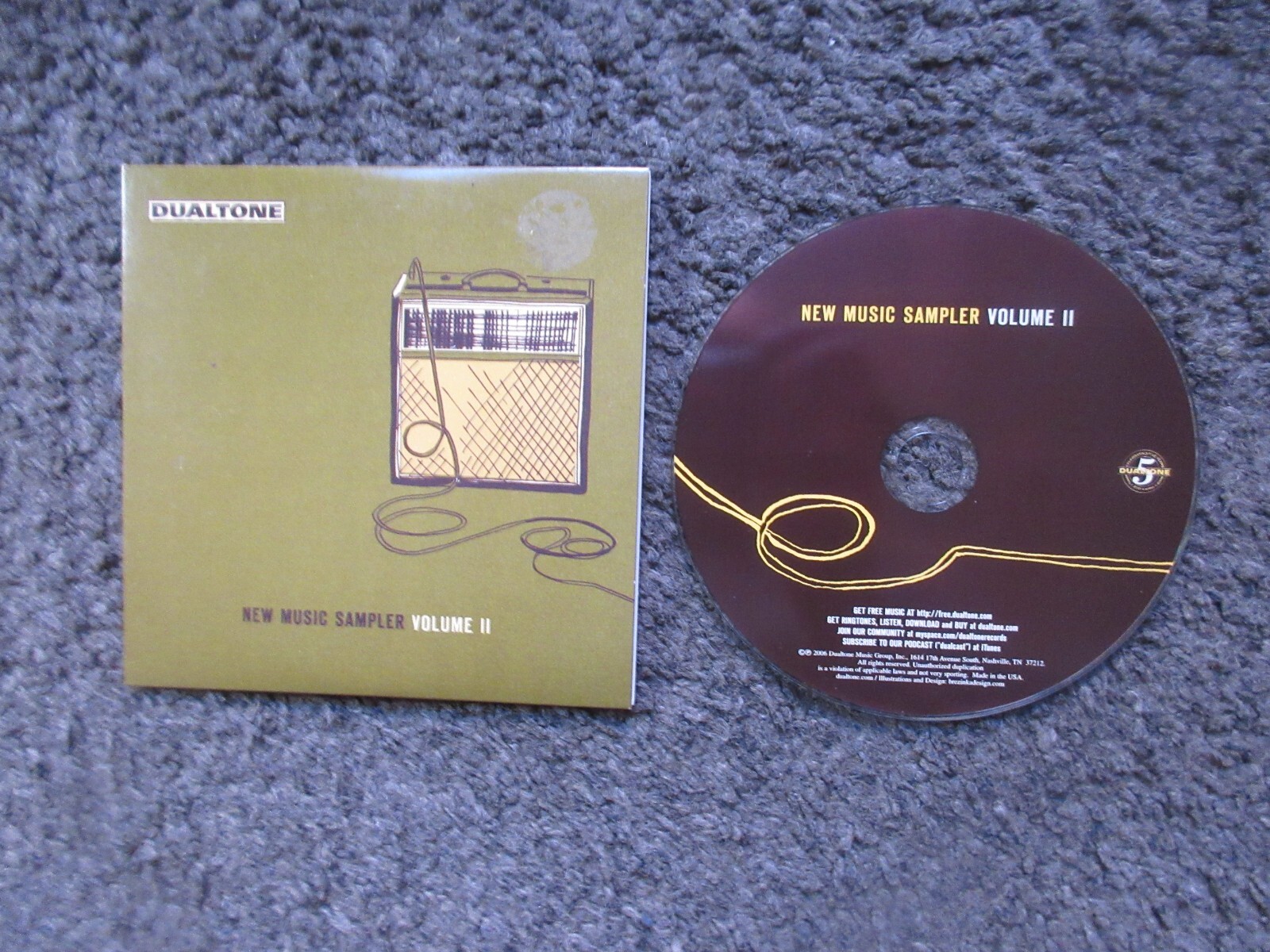 V/A "NEW MUSIC SAMPLER VOL.II" 2006 DUALTONE 11 AMERICANA ARTISTS (GUY ...