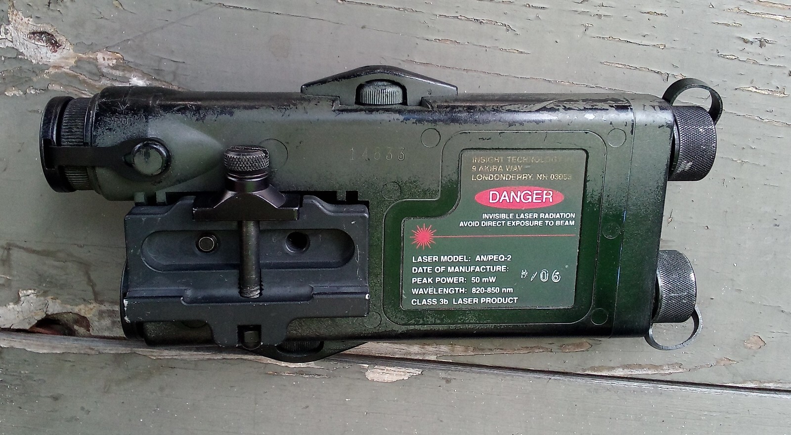 AN/PEQ-2 FULL POWER IR laser and illuminator better than dbal perst or ...