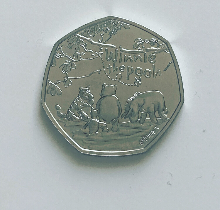 2020-2022 Winnie the Pooh 50p Coins Fifty Pence Inc Tigger, Piglet ...