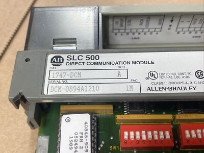 1747-DCM SER A SLC 500 Direct Communication Module New Sealed Allen ...