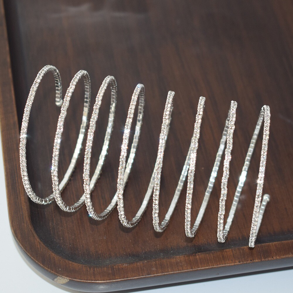 Rhinestone Multilayer Arm Chain Arm Adornment Cuff Bangle Women | eBay ...