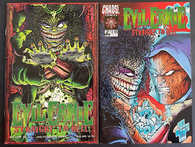 Evil Ernie Straight To Hell #1 & #2 Comics 1995 Chaos | eBay