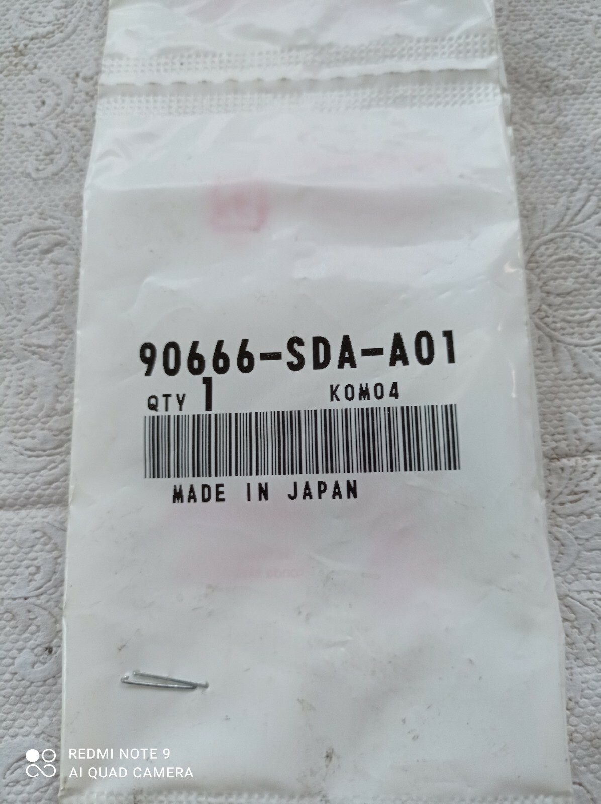 Honda 2005-2018 Goldwing GL CB Snap Fitting Clip 90666-SDA-A01 OEM for ...