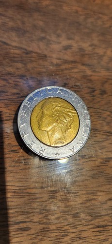 Italian REPVBBLICA ITALIANA L.500-coin Italy 1989 | eBay