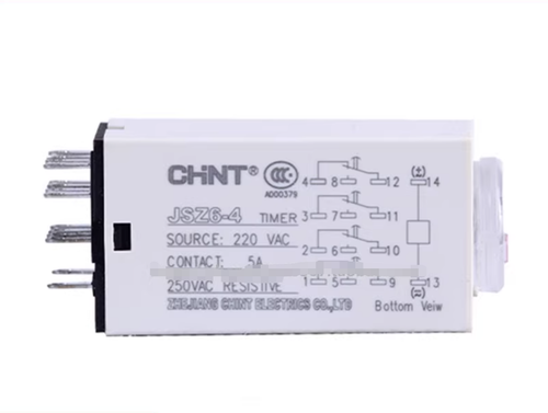 1 PCS New CHINT Time Relay With Base JSZ6-4 10s AC220V Free Shipping | eBay