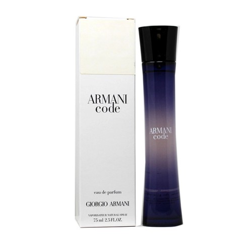 ARMANI CODE FOR WOMEN BY GIORGIO ARMANI EDP SPRAY 75 ML (tester)WHITE ...