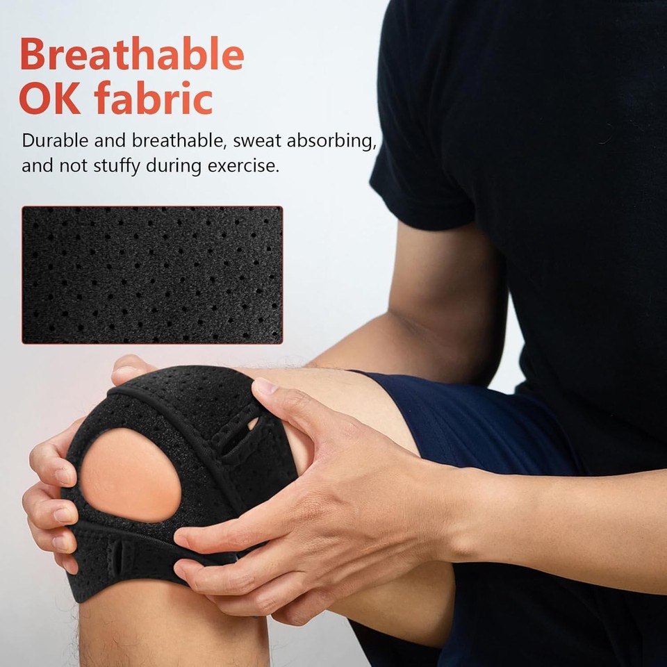 2Pcs Wellnee Knee Brace, Wellknee Knee Braces for Women Men, Patellar ...