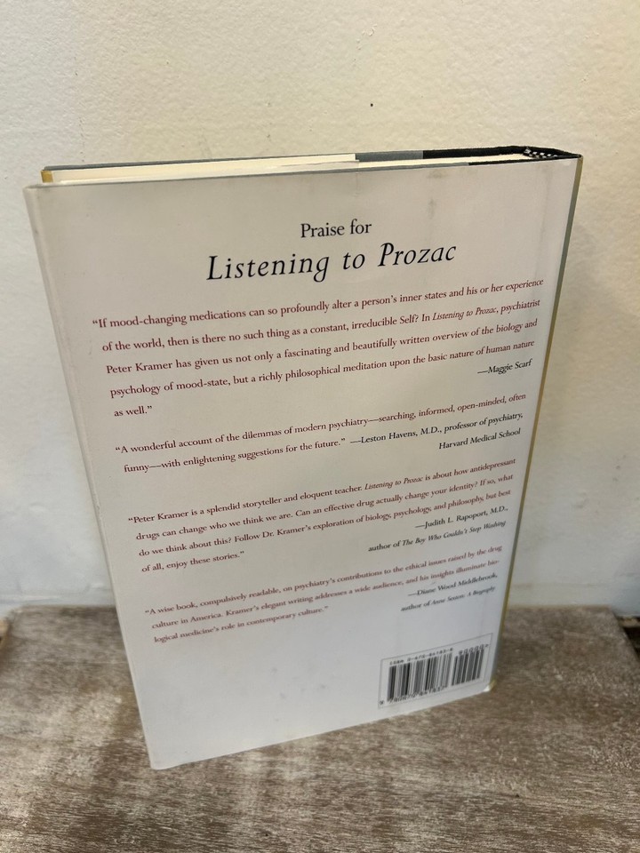 Listening to Prozac Peter D. Kramer 1993 First Edition Psychiatry ...