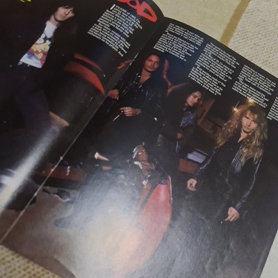 A3 large BADLANDS RAY GILLEN JAKE E LEE ERIC SINGER POSTER KERRANG ...