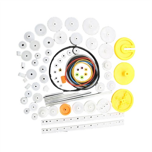 82Pcs Plastic Motor Gear Set For Toy Motor Car Robot Model Kit DIY ...