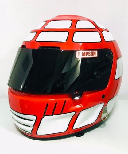 Simpson “Super Shark” 90s Helmet Custom Limited Paint Color/Made in USA ...