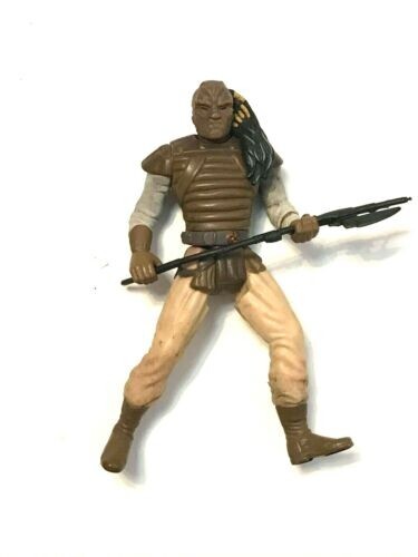 STAR WARS POWER OF THE FORCE WEEQUAY SKIFF GUARD/FORCE PIKE BLASTER ...