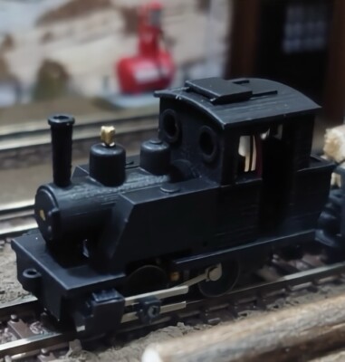 Nn3/Nm Scale 0-4-0 Kyosan Steam Locomotive Kit w/Power Drive 6.5mm ...