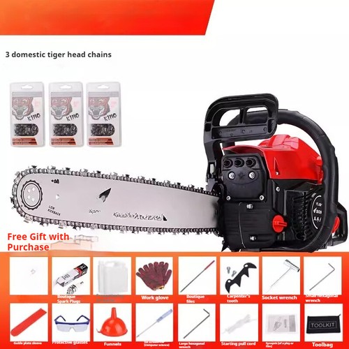 Four-stroke High-power Chainsaw Home Gasoline Saw Small Handheld ...