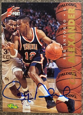 Cory Alexander 1995 Classic 5 Sport AUTOGRAPH Virginia Cavaliers AUTO ...