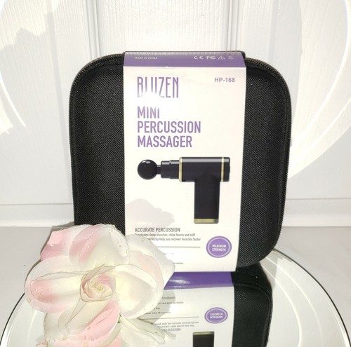 Bluzen Black Massage Gun Handheld Mini Percussion Massager Maximum ...