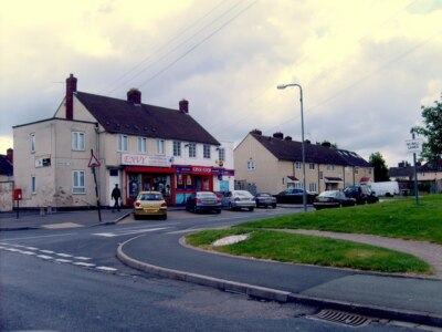 Photo 6x4 Middleway Green Shops Bilston/SO9497 The shops on the ...