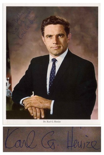 Karl Henize 8'' x 10'' Signed NASA Vintage Color Photo | eBay
