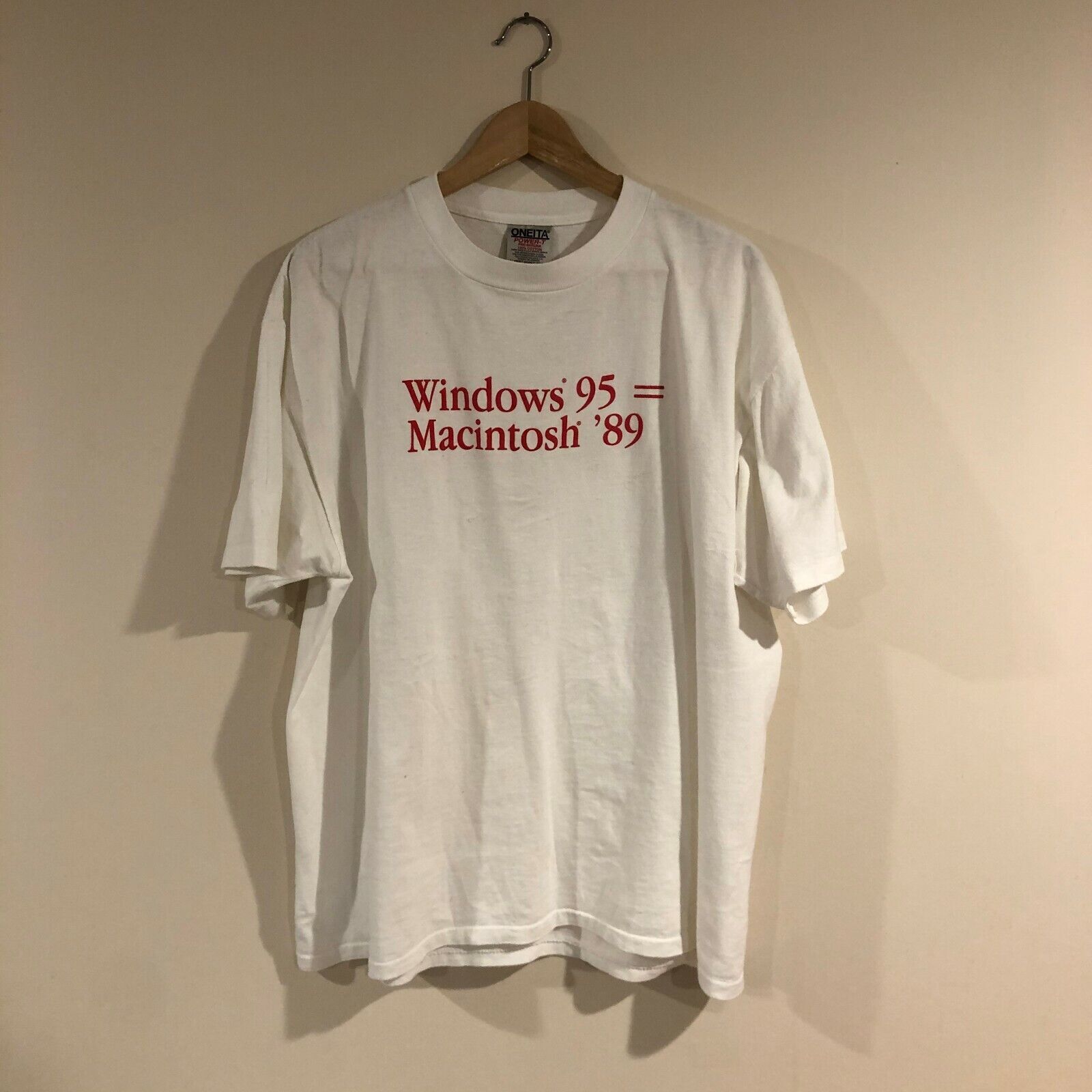 100% Authentic 1995 Apple 'Macintosh '89 = Windows 95… - Gem