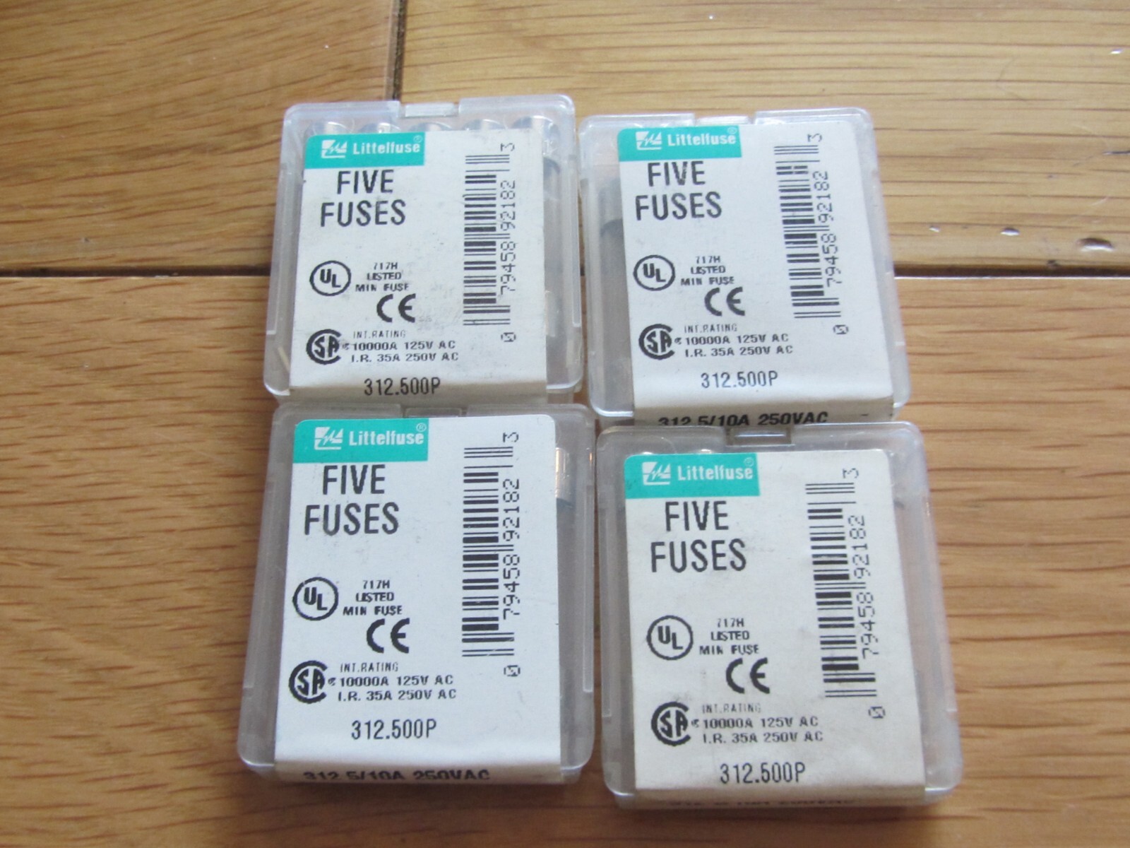 LITTELFUSE 0312001.VXP FIVE FUSES, SET OF 20! READY TO FUSE! ACTION ...