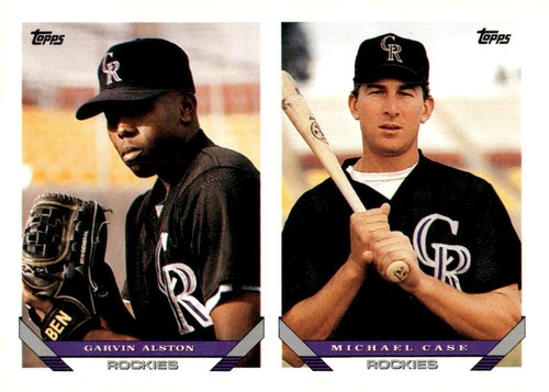 1993 Topps #661 Garvin Alston / Michael Case - Colorado Rockies | eBay