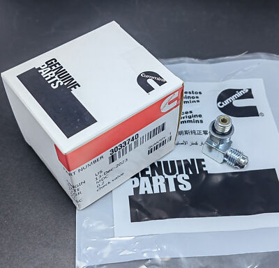 OEM 90° Check valve Fit for Cummins N14 Elbow Fuel Gear Pump Check ...