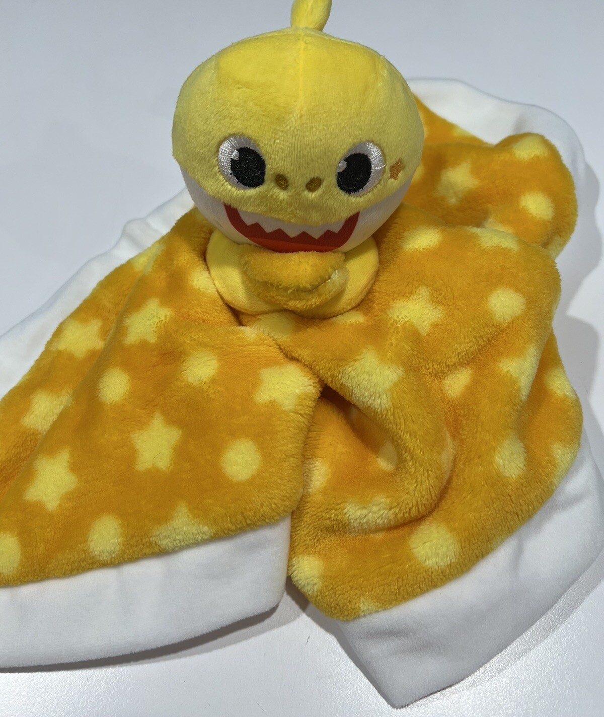 Baby Shark Pink Fong Stuffed Animal Lovey Lovie Security Blanket Toy ...