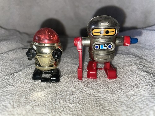 1977 TOMY Wind-Up Walking Rascal Robot & 1979 TOMY Winds Walks Blue ...