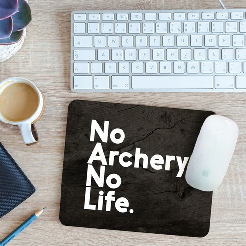 No Archery No Life Mouse Mat Pad 24cm x 19cm | eBay