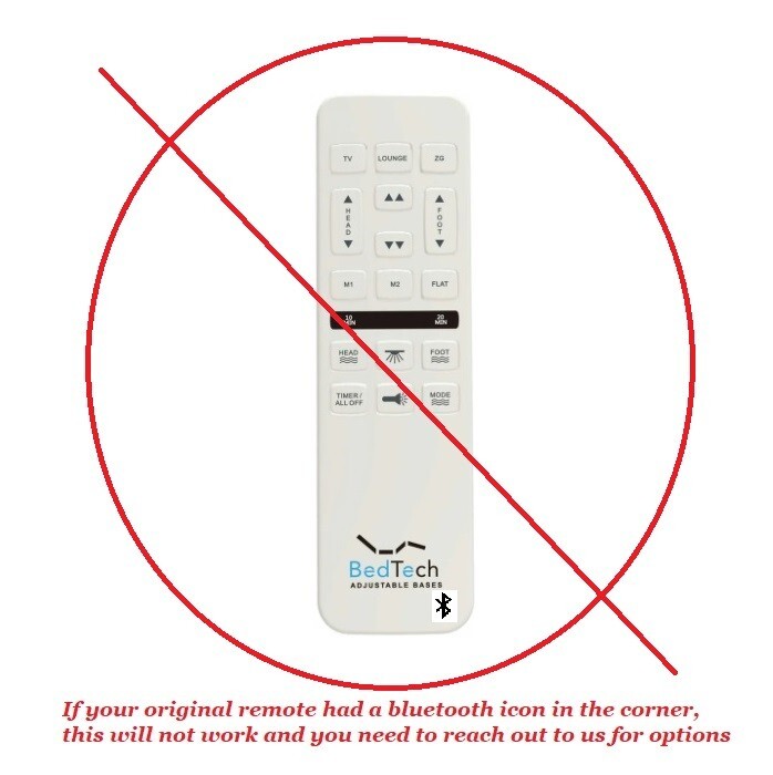 Bed Tech BT4000 Remote for Adjustable Bed (New Black Mlily Version) | eBay