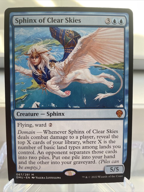 MTG Sphinx of Clear Skies Dominaria United 067/281 Regular Mythic for ...