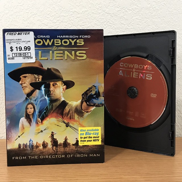 COWBOYS & ALIENS (DVD, 2011) with SLIPCOVER ~ WIDESCREEN ~ REGION 1 ...