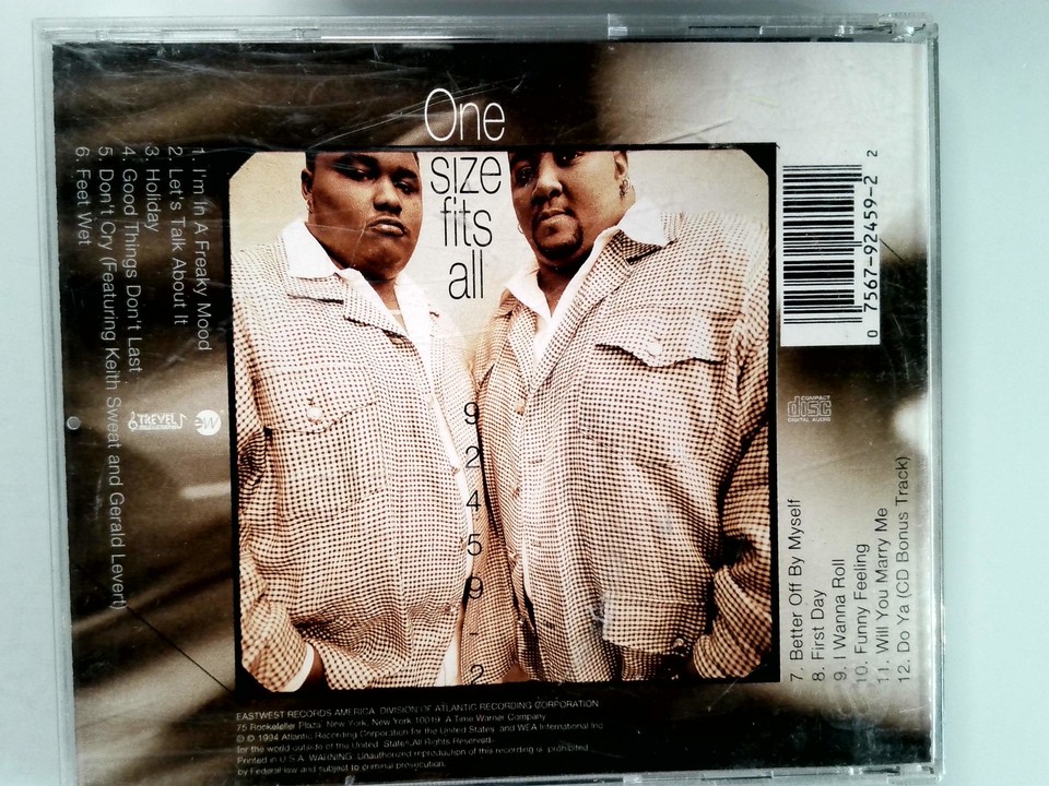 Men At Large - One Size Fits All (CD, 1994) | eBay
