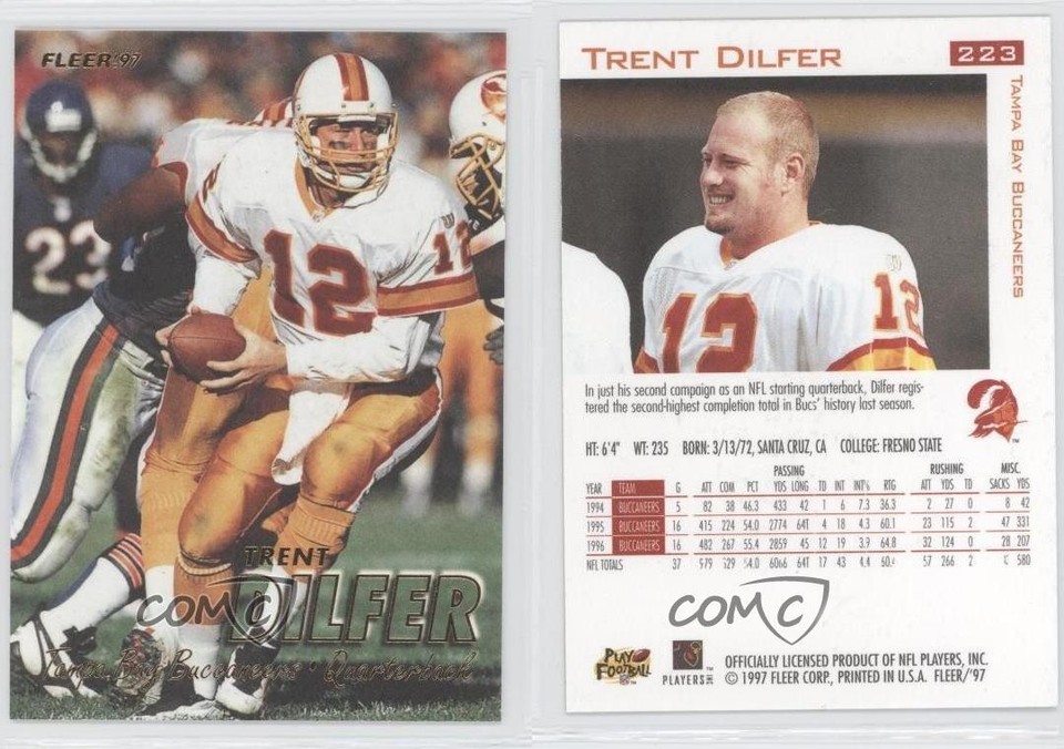 1997 Fleer Trent Dilfer #223 9av | eBay