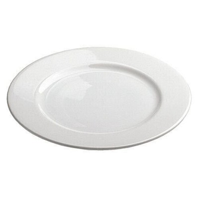 Revol Dinner Plate 10.75" White Porcelain Less Essentiel Collection ...