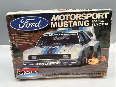 Monogram 2297 Ford Motorsports Mustang IMSA Racer 1:24 Model Kit | eBay