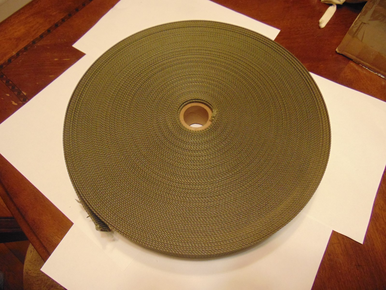 GENUINE GREEN MILITARY GRADE WEB BELT MATERIAL CUT 50 INCHES FOR YOUR ...