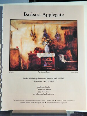 BARBARA APPLEGATE / LISA PALOMBO ART PIECES ORIG VTG 2005-2 ...