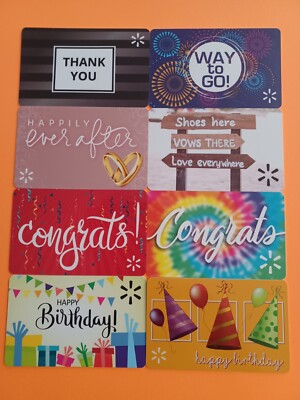 WALMART CARDS " 8 WALMART CARDS 🔥 BRAND NEW" GREAT PRICE | eBay