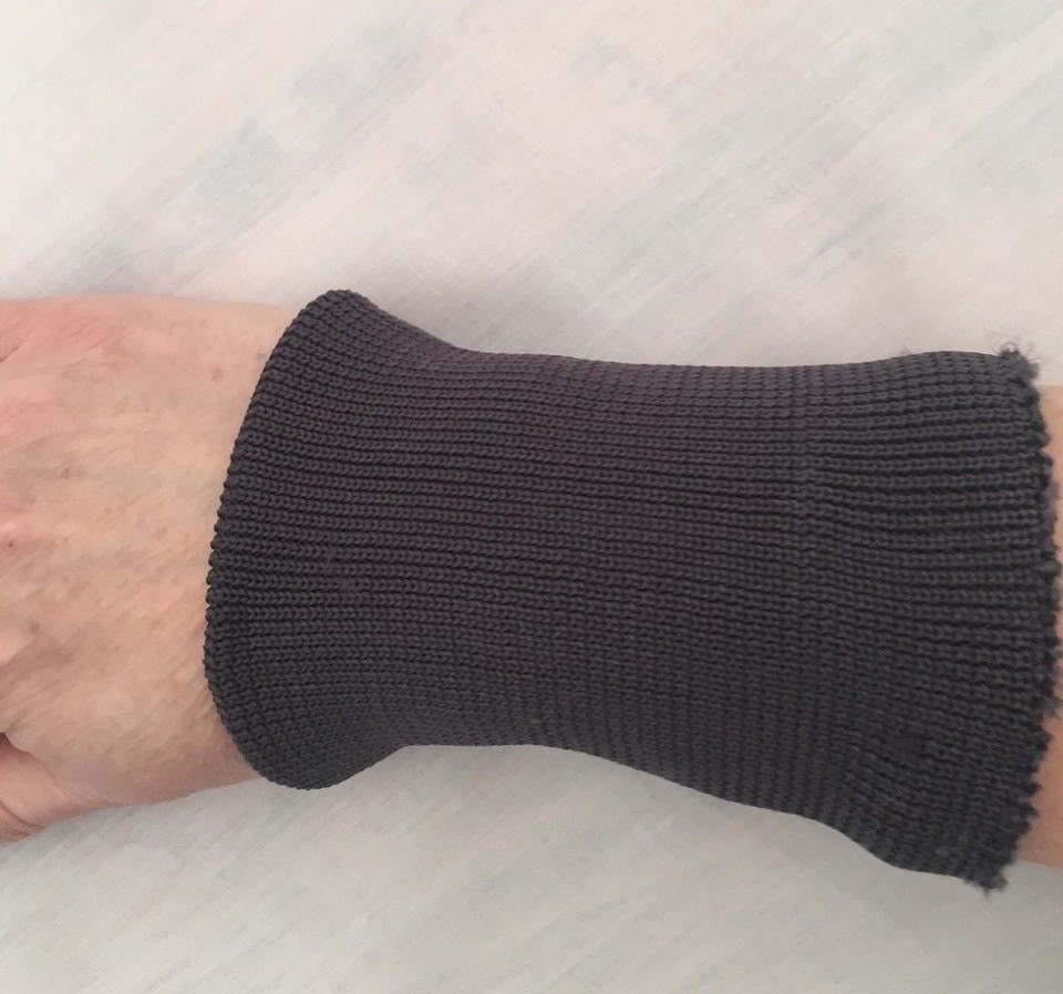Pair Knit Rib Cuffs Seamless Tubular Cuffing Knitted Fabric - Colour ...