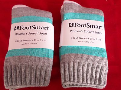 2 Pair Foot Smart Acrylic Wool Mid Calf Women Boot Sock Non Binding Top ...