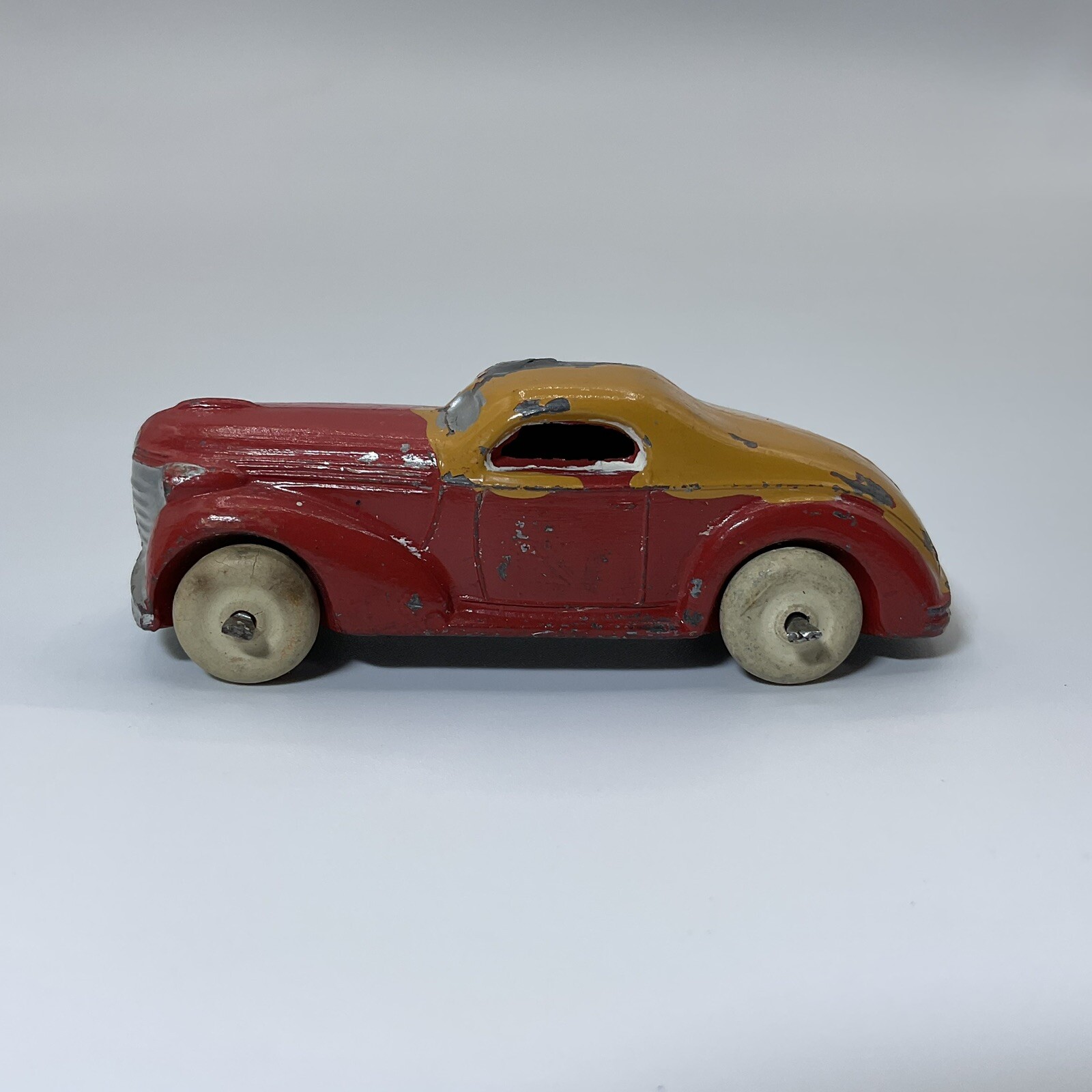 LOT OF 4 VTG BARCLAY 3” SLUSH TOY CARS STUDABAKER 2 SEDAN, 2 COUPES LOT ...