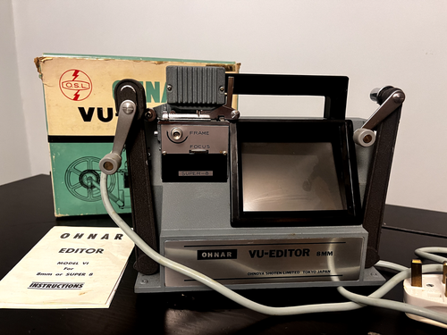 TESTED , WATCH VIDEO, Ohnar VU Model VI, Super8 Viewer Editor Working ...
