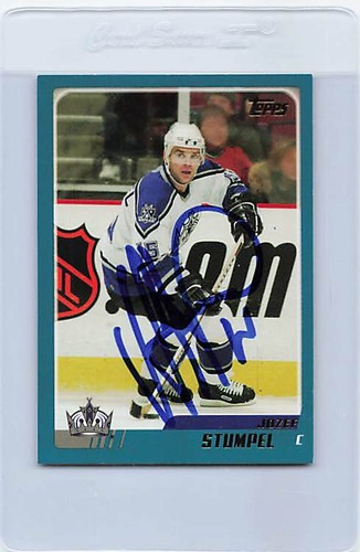 2003/04 Topps #TT16 Jozef Stumpel Kings Signed Auto *H2377 | eBay
